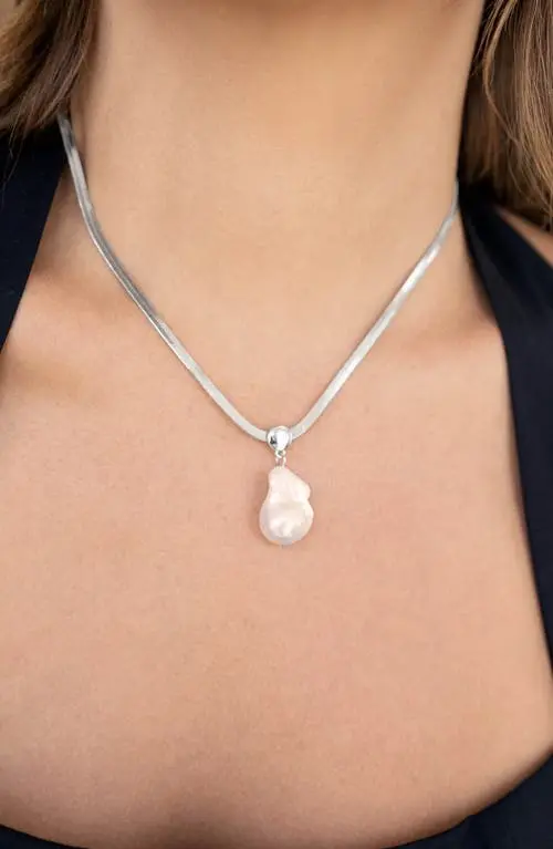 Ettika Cultured Baroque Pearl Pendant Necklace