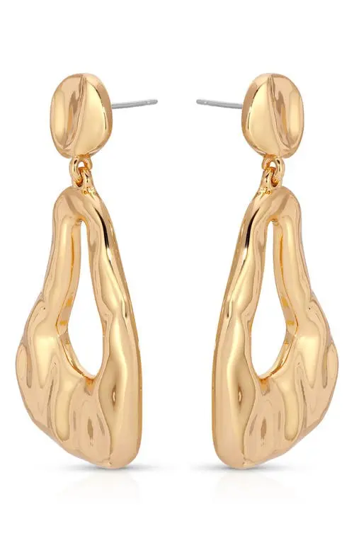 Ettika Molten Drop Earrings