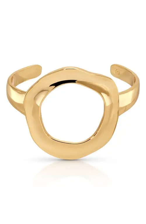 Ettika Open Circle Cuff Bracelet - Gold
