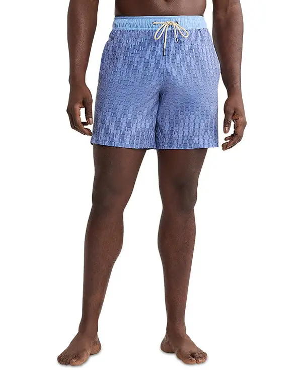 FAIR HARBOR Bayberry Swim Trunks - Blue Waves