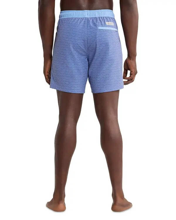 FAIR HARBOR Bayberry Swim Trunks - Blue Waves