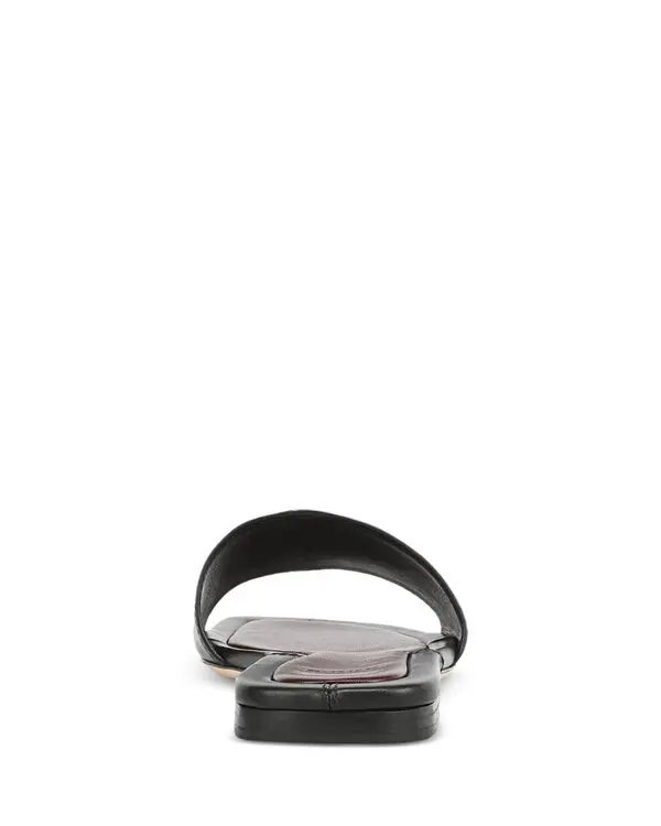 Vince Valeria Leather Slide Sandals