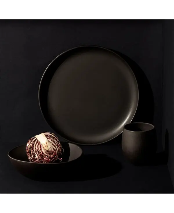 GHARYAN STONEWARE Gourmet Breakfast Dishes, Set Of 12