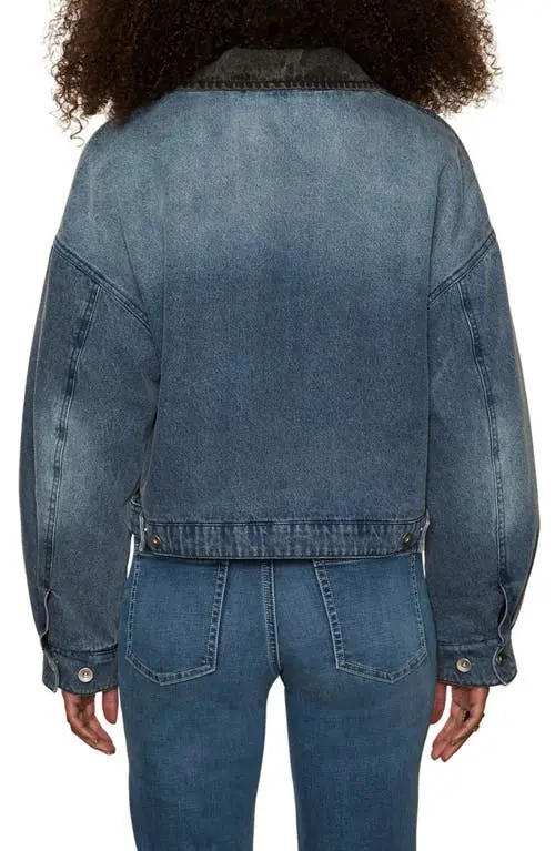 Sanctuary Ridge Faux Shearling Lined Denim Jacket