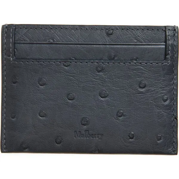 Mulberry Ostrich Embossed Leather Case Case - Stormy Blue