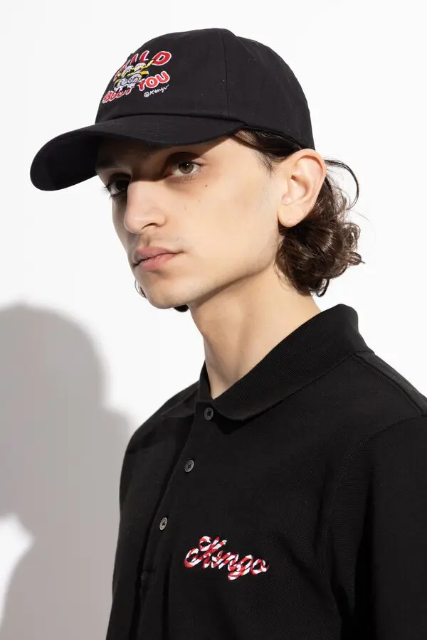 Kenzo Baseball Cap - Black