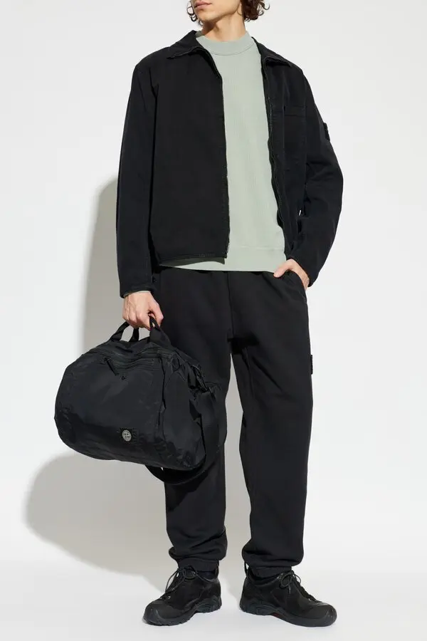Stone Island Denim Jacket With Pocket