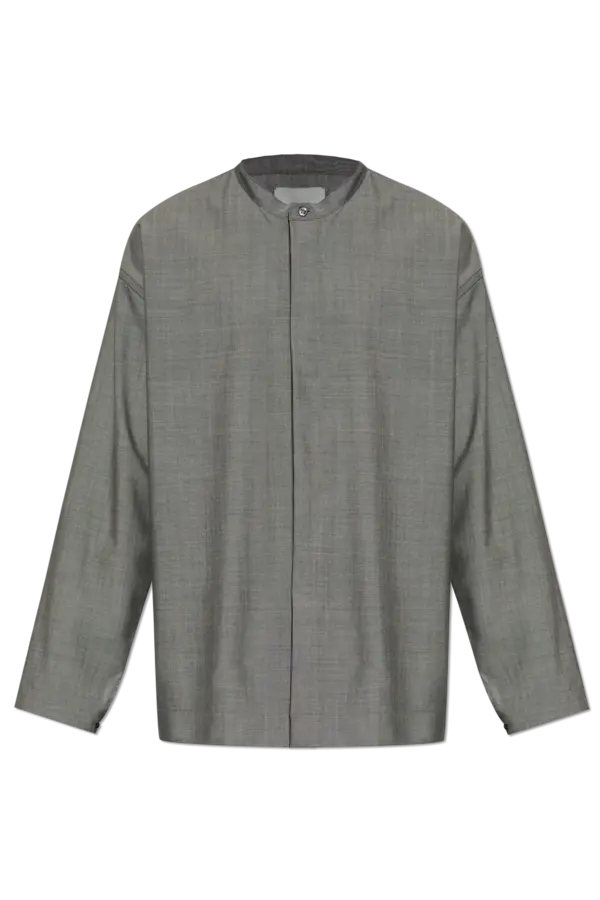 Studio Nicholson Wool Shirt ‘karst - Grey