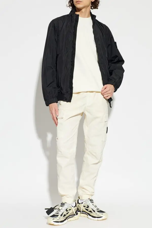 Stone Island Lightweight Jacket With Stand-up Collar