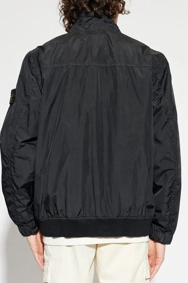 Stone Island Lightweight Jacket With Stand-up Collar