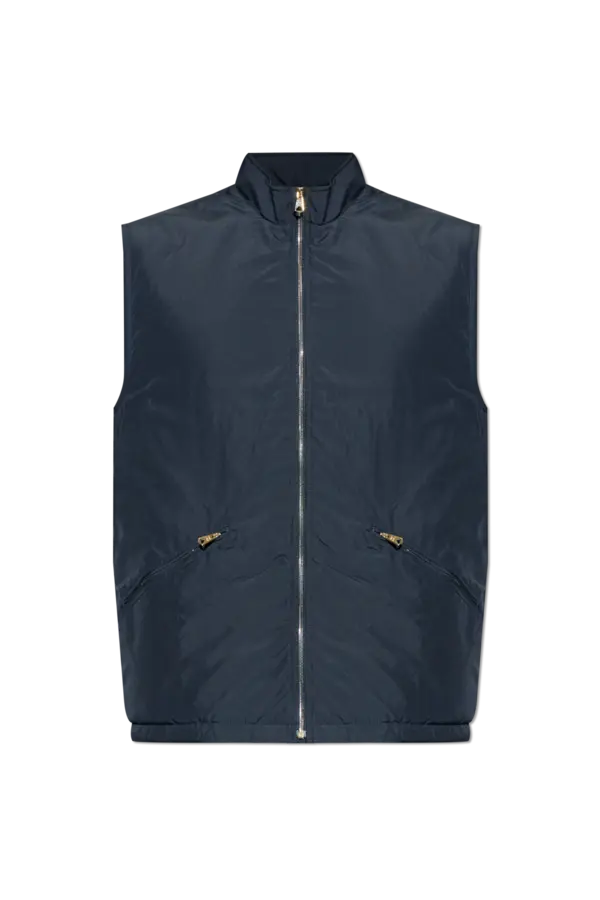Paul Smith Insulated Vest With Stand Collar