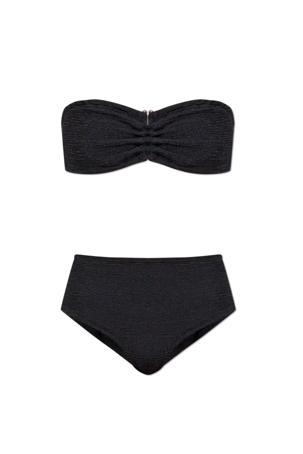 PARAMIDONNA Two-piece Swimsuit "frida - Black
