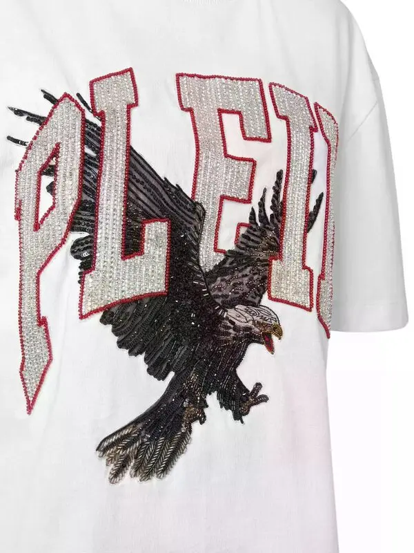 Philipp Plein Crystal-embellished T-shirt - White