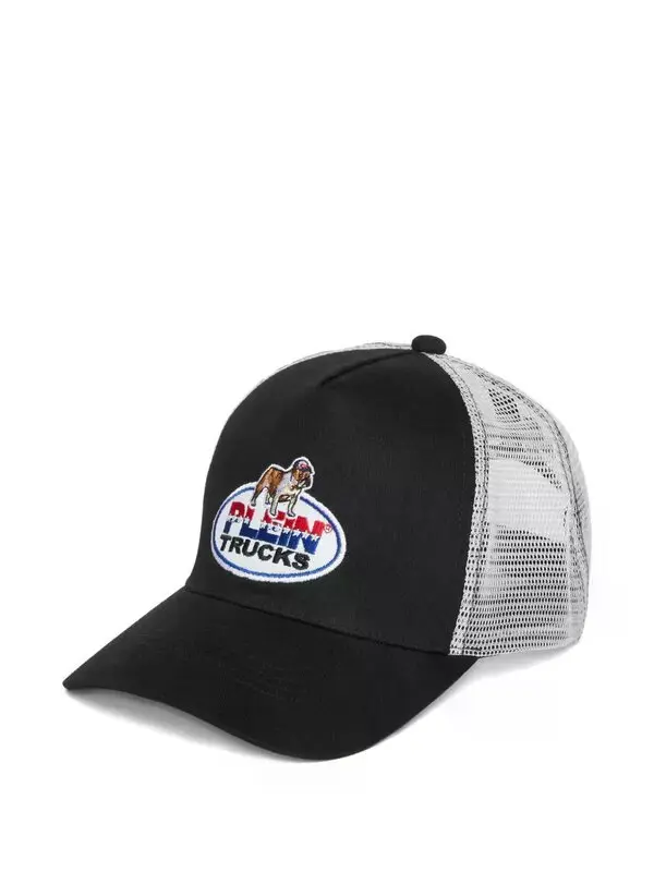 Philipp Plein Bulldog-emblem Mesh Cap - Black