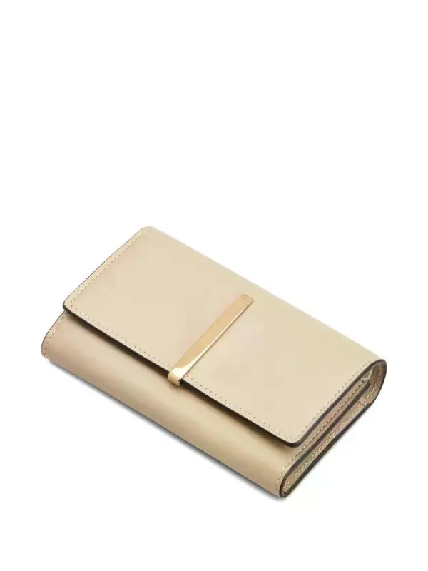 TOD'S Bar Tri-fold Wallet - Neutrals