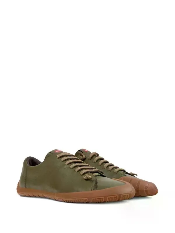 Camper Peu Path Lace-up Leather Sneakers - Green
