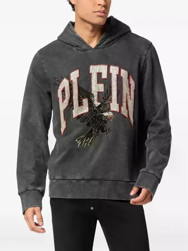 Philipp Plein Eagle-motif Hoodie