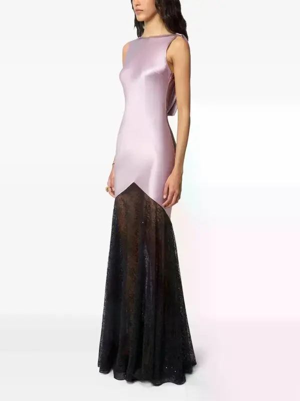 nina ricci pink dress Nina Ricci PARIS. Pink Cotton/Silk Blend Cowl Neck Mini Dress