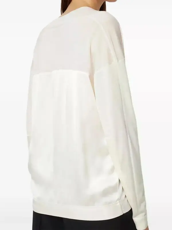 TOM FORD Knitted V-neck Top - White
