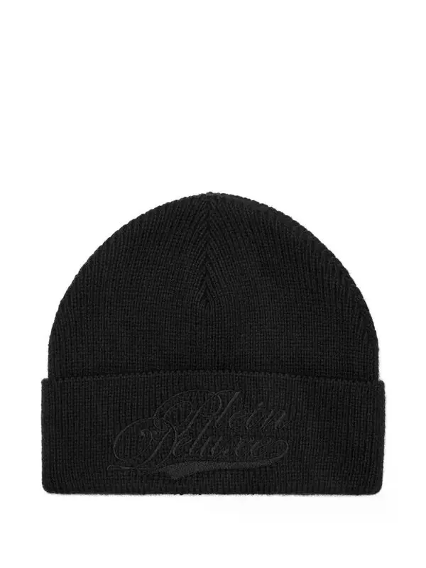 Philipp Plein Embroidered Beanie - Black