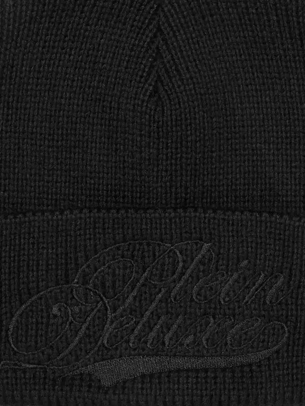 Philipp Plein Embroidered Beanie - Black