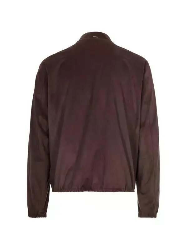 Herno Zip-up Bomber Jacket - Brown