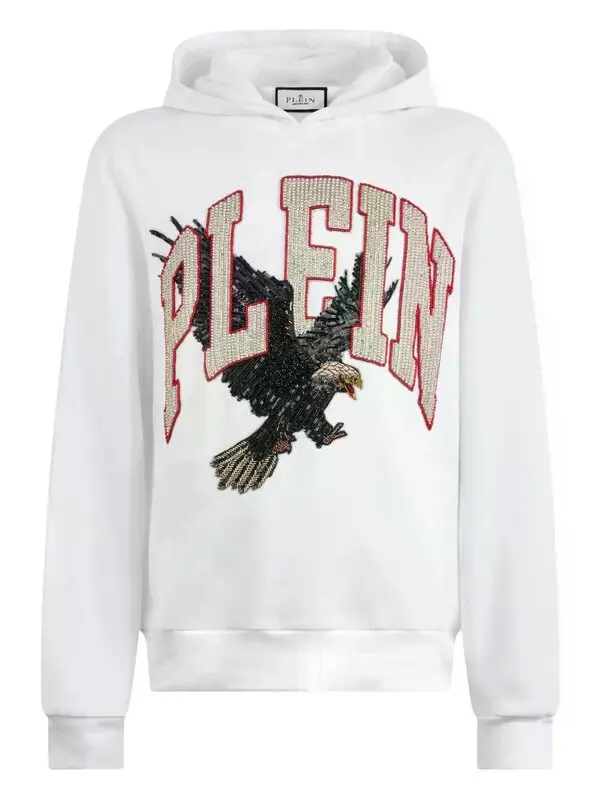 Philipp Plein Hooded Sweatshirt - White