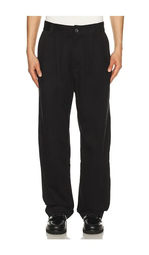 AGOLDE Slater Pleated Twill Trouser