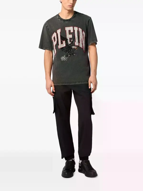 Philipp Plein Eagle Crew-neck T-shirt - Grey