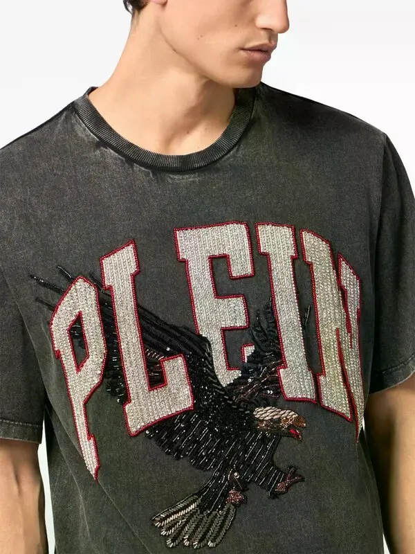 Philipp Plein Eagle Crew-neck T-shirt - Grey