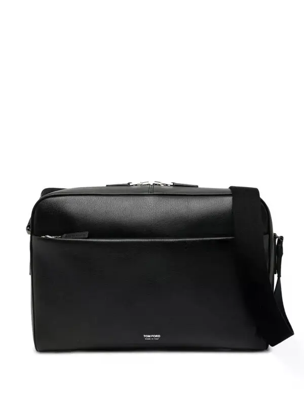 TOM FORD Logo-printed Shoulder Bag - Black