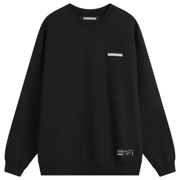 NEIGHBORHOOD Plain Logo Sweatshirt - Black