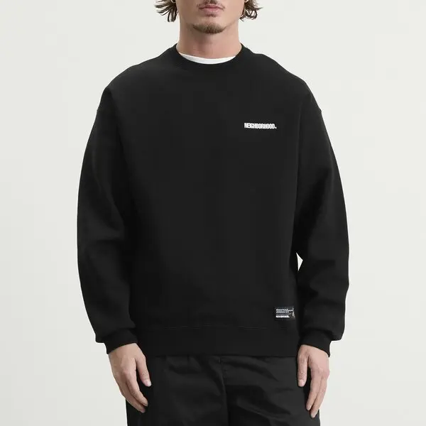 NEIGHBORHOOD Plain Logo Sweatshirt - Black