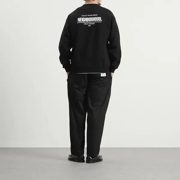 NEIGHBORHOOD Plain Logo Sweatshirt - Black