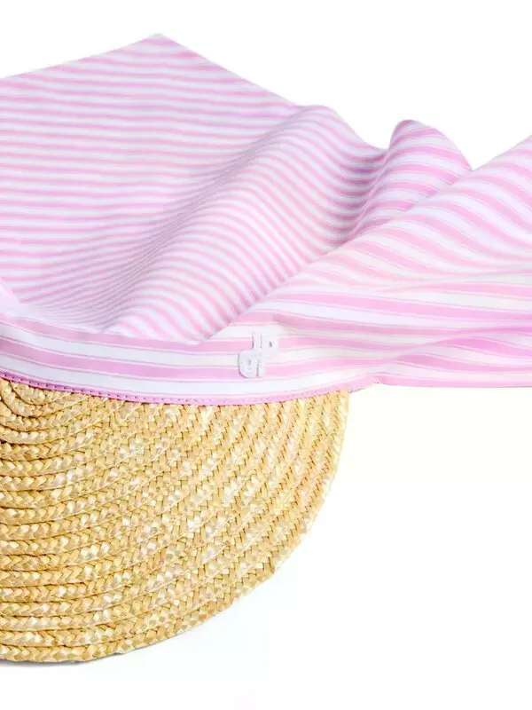 Patou Striped Scarf Cap