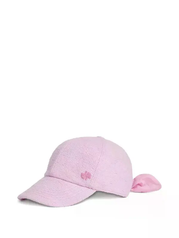 Patou Logo-embroidered Couture Cap - Pink