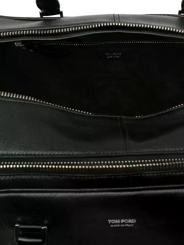 TOM FORD Leather Zipped Tote Bag