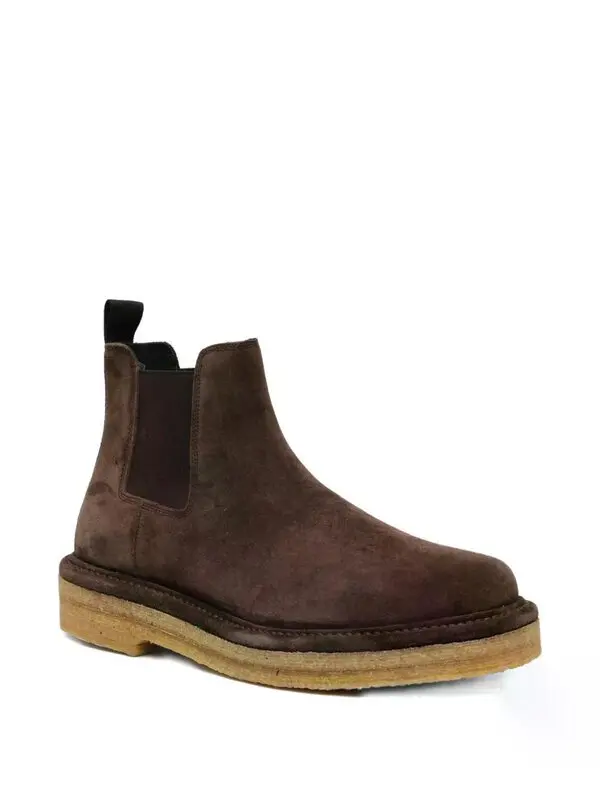 JAMES PERSE Suede Chelsea Boots - Brown