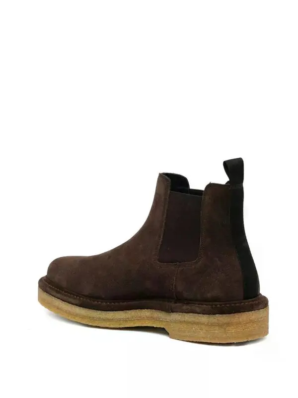 JAMES PERSE Suede Chelsea Boots - Brown