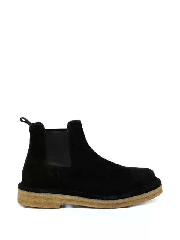 JAMES PERSE Suede Chelsea Boots - Black