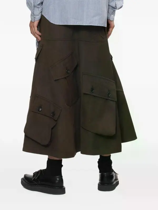 Comme Des Garçons Wool Cargo Shorts