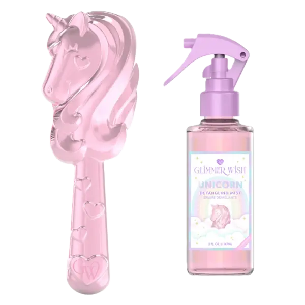 GLIMMER WISH Unicorn Hair Detangling Kit - One-color