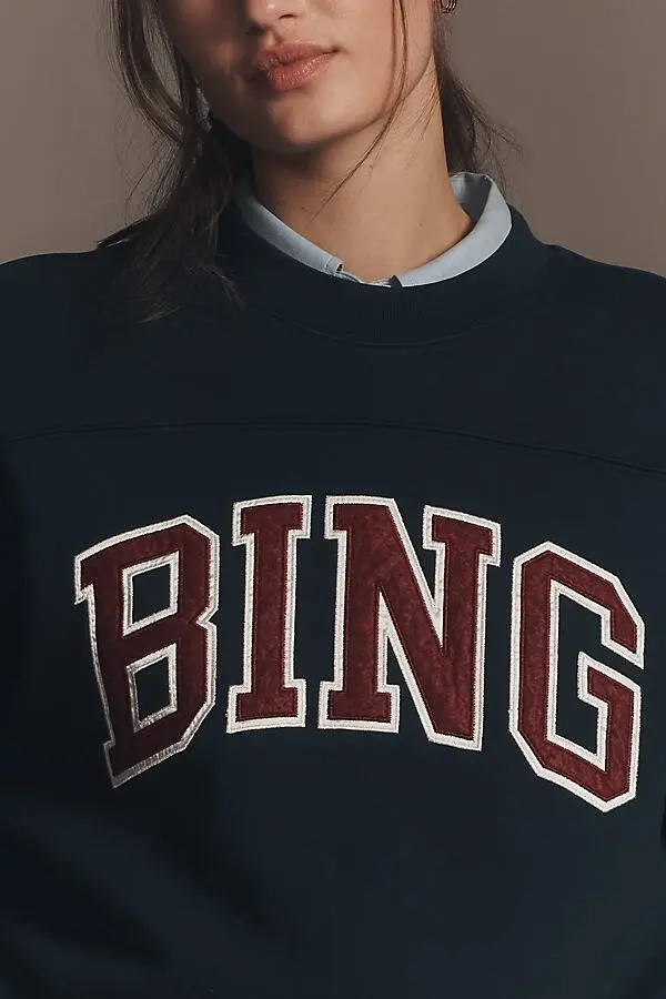 ANINE BING Trenton Sweatshirt - Navy