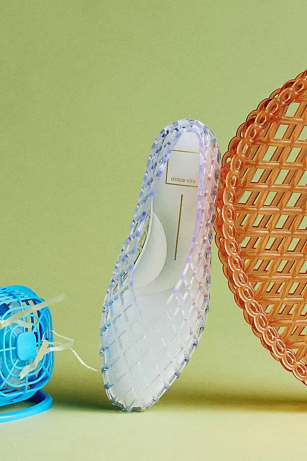 Dolce Vita Jam Jelly Flats - Crystal