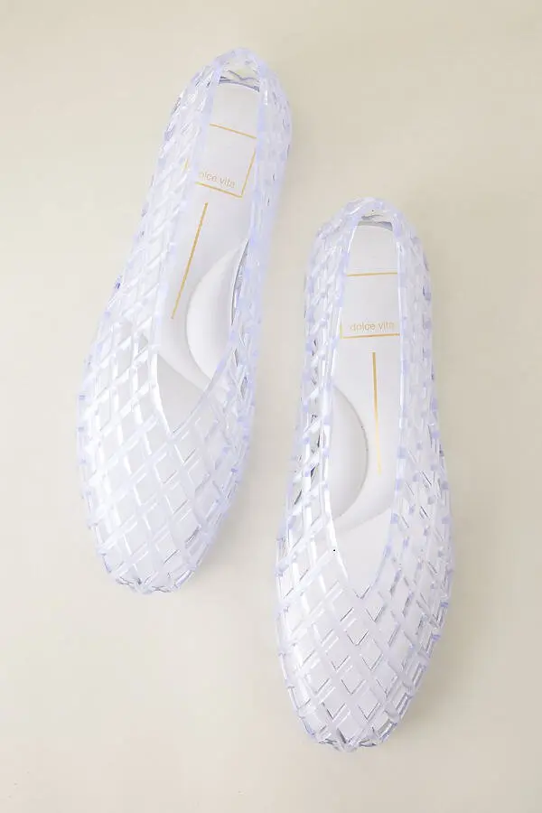 Dolce Vita Jam Jelly Flats - Crystal