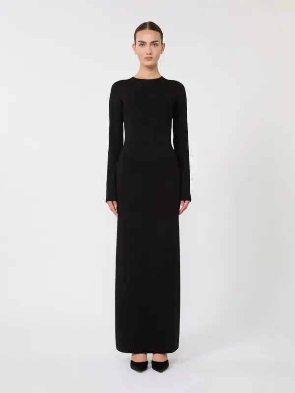 Max Mara Viscose Yarn Maxi Dress
