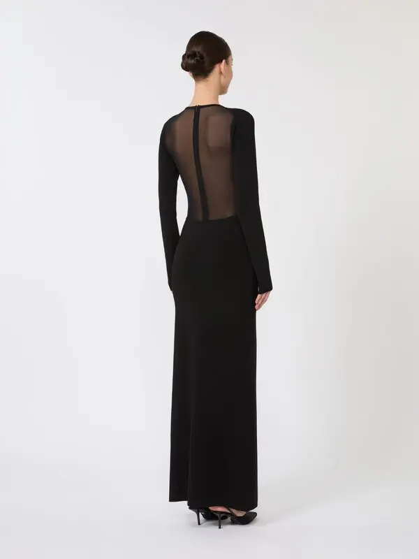 Max Mara Viscose Yarn Maxi Dress