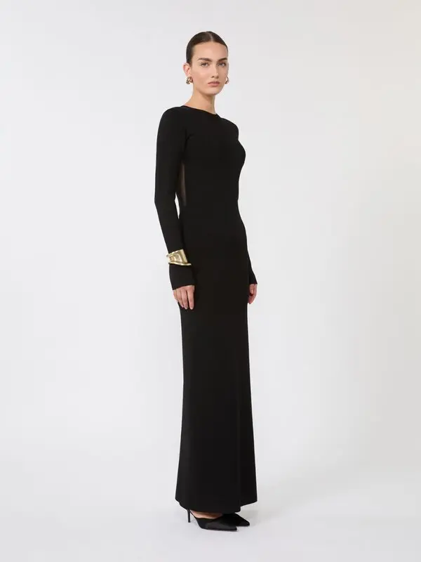 Max Mara Viscose Yarn Maxi Dress