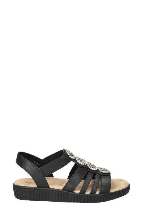 EASY WORKS BY EASY STREET Samira Embellished Sandal - Black