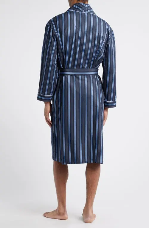 Majestic International Sateen Shawl Collar Cotton Robe